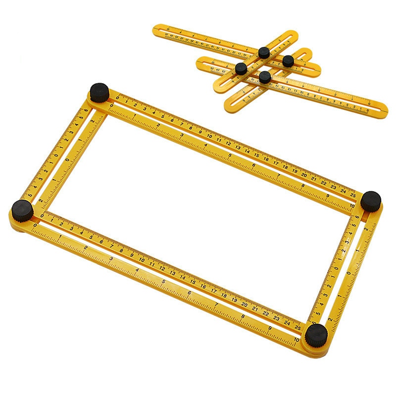 Real Four-fold Ruler Practical Plastic Metric Scal... – Grandado