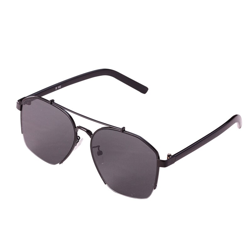 Metalen Zwarte Ronde Kids Zonnebril Meisje/Jongen ... – Grandado