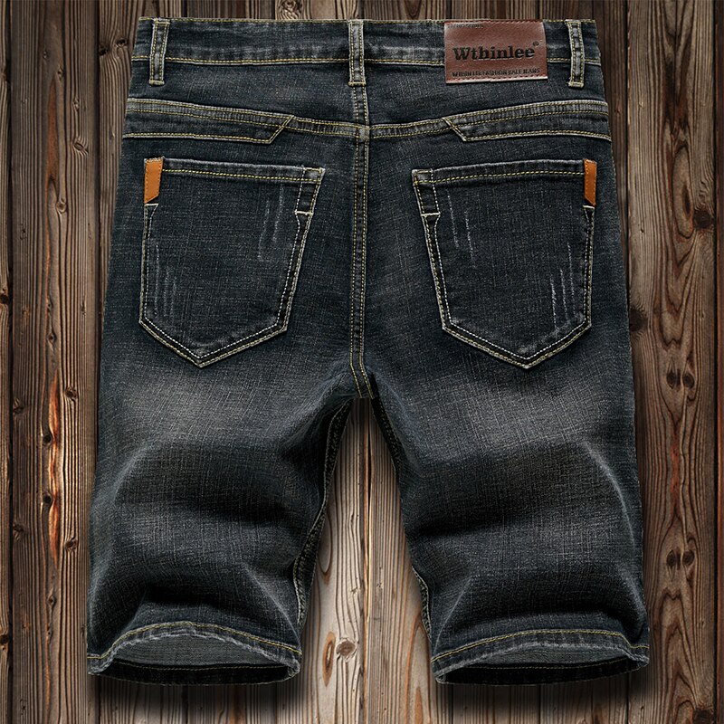 Summer Men'S Slim Denim Shorts Business Casual... – Vicedeal