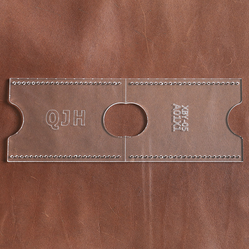 1Set DIY Acrylic Template Bus Card Package Leather... – Vicedeal
