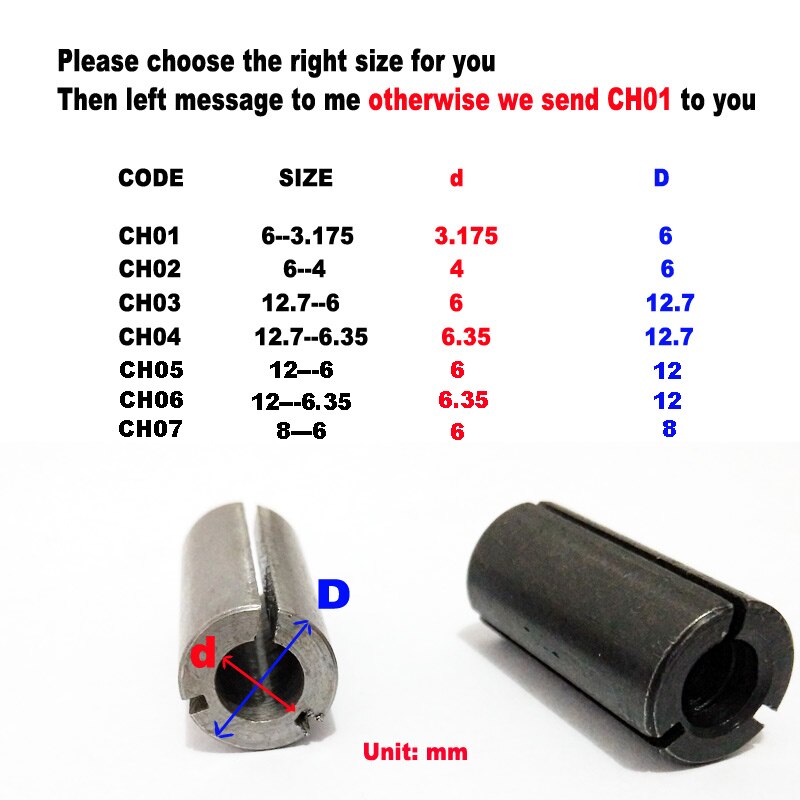 2pcs High Precision Adapter collet shank CNC route... – Grandado