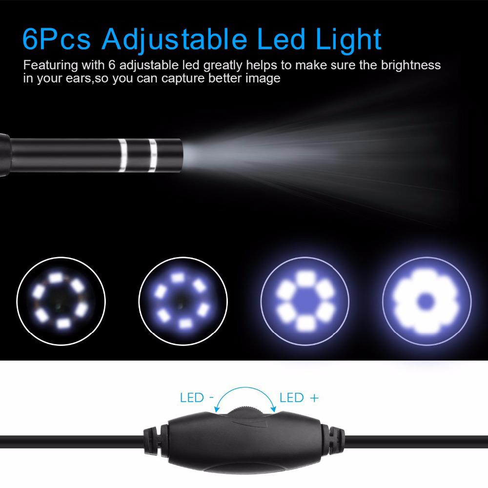 EastVita 5.5mm Visual Earwax Cleaner Android Endos... – Grandado