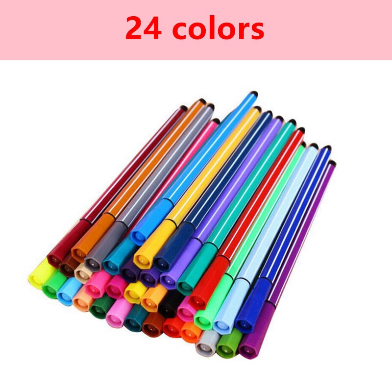 12 Colors Water Based Ink single end Brush Art Mar... – Vicedeal