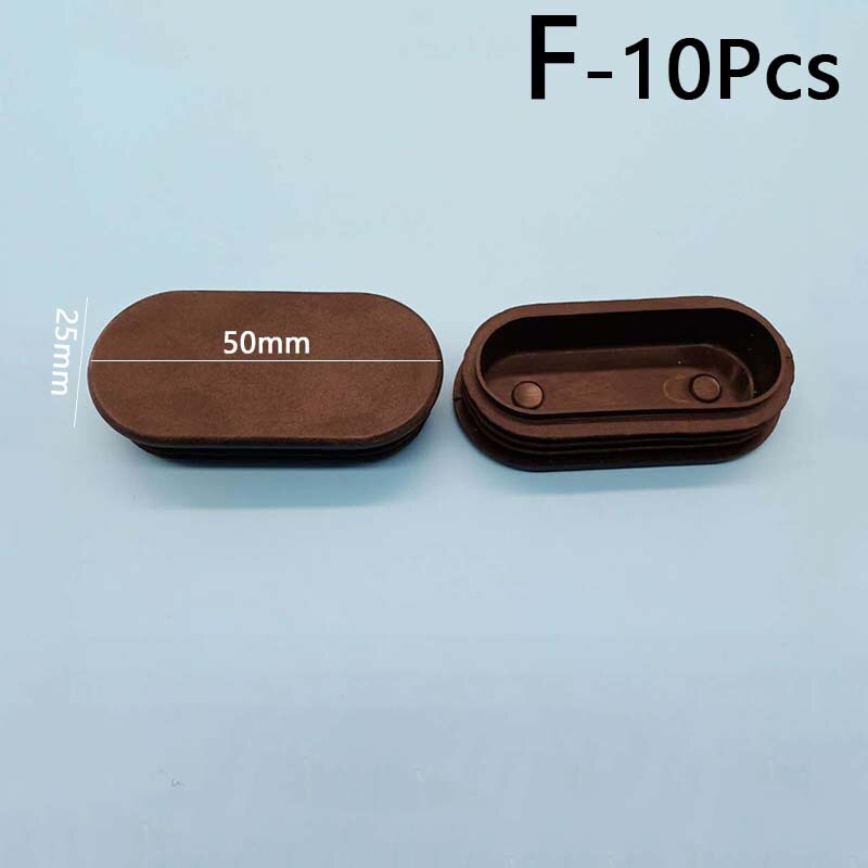 10Pcs Plastic Oval Tube Insert Plug Pipe Hole Cove... – Grandado