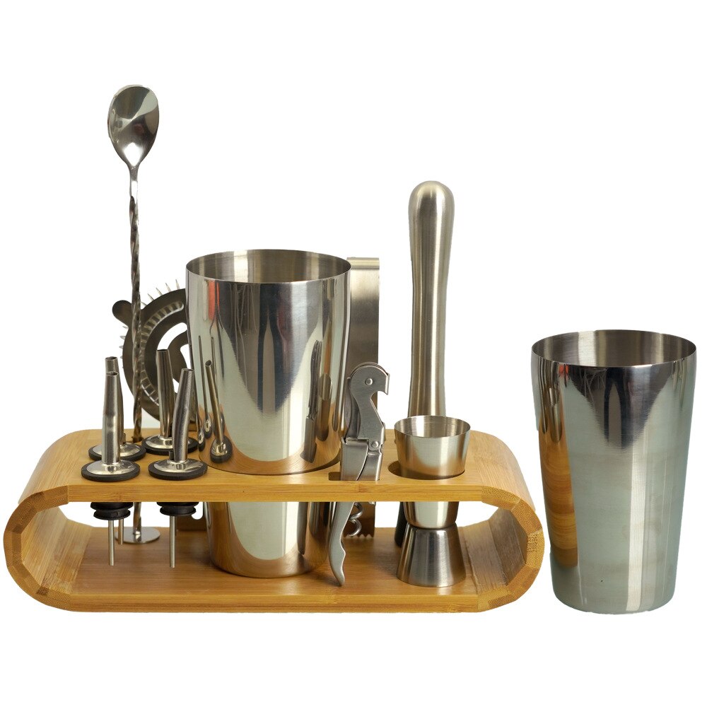 Cocktail Bar Set Mixology Bartender Kit Boston Sta... – Grandado