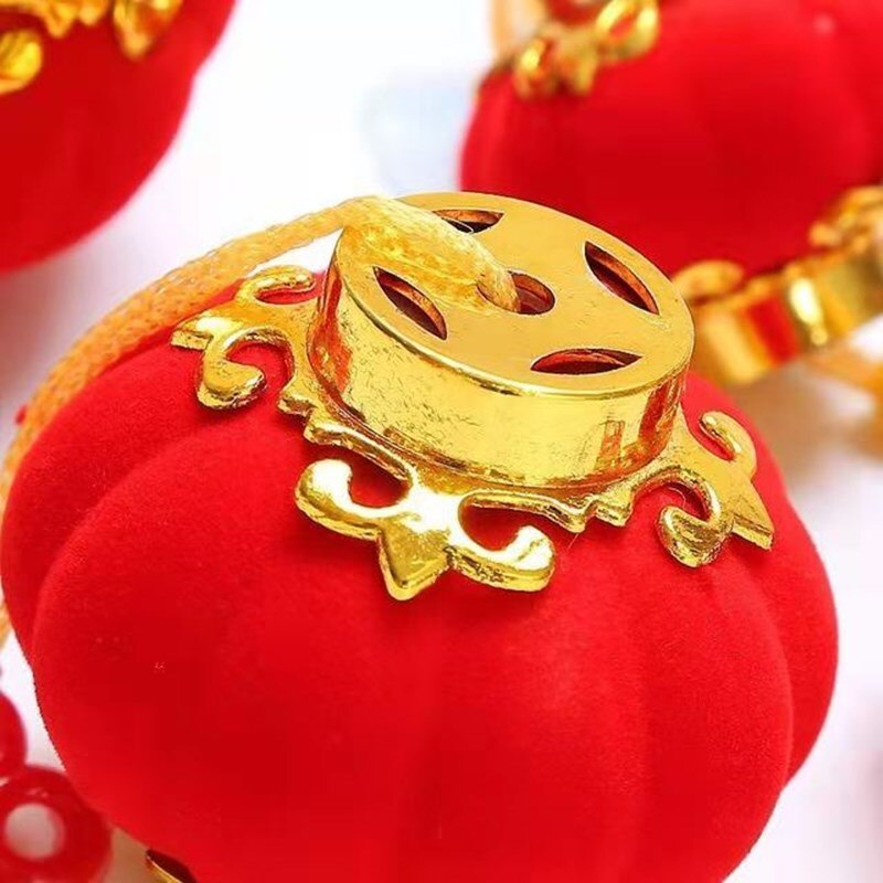 Mini Flocking Red Lanterns Chinese Year Lantern DI... – Vicedeal