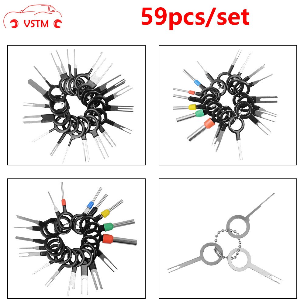 59pcs/set Car Terminal Removal Kit Wiring Crimp Co... – Vicedeal