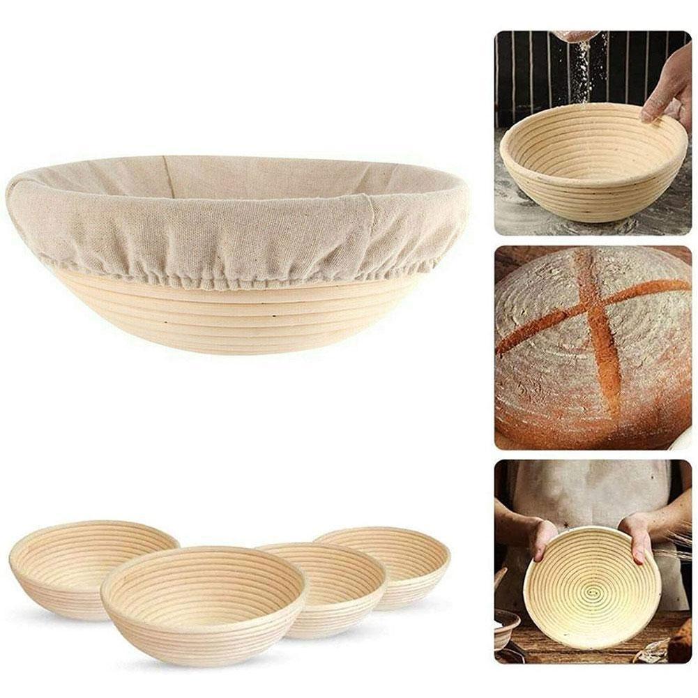 Banneton Proofing Bread Basket Round Oval Baking C... – Vicedeal