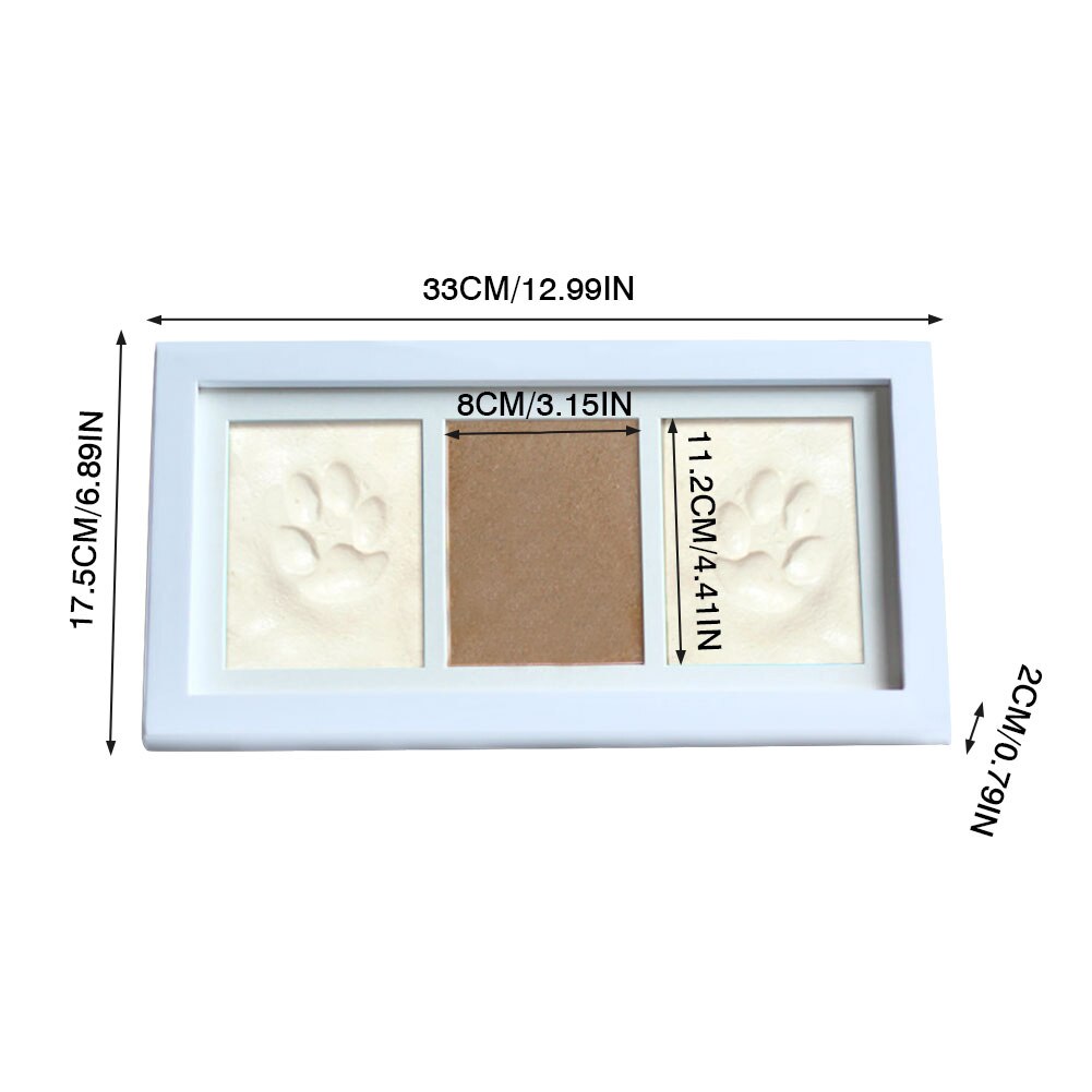 Pet Paw Print Kit Memorial Frame Set Dog Pawprint ... – Grandado
