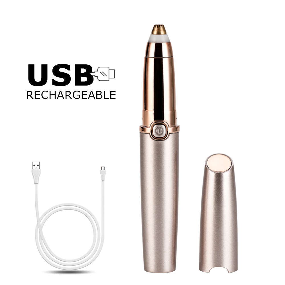 Epilatore elettrico femminile ricaricabile USB ras... – Grandado