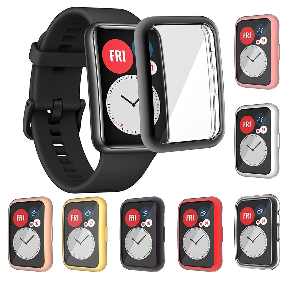 1Pc Tpu Horloge Case Cover Voor Huawei Horloge Fit... – Vicedeal