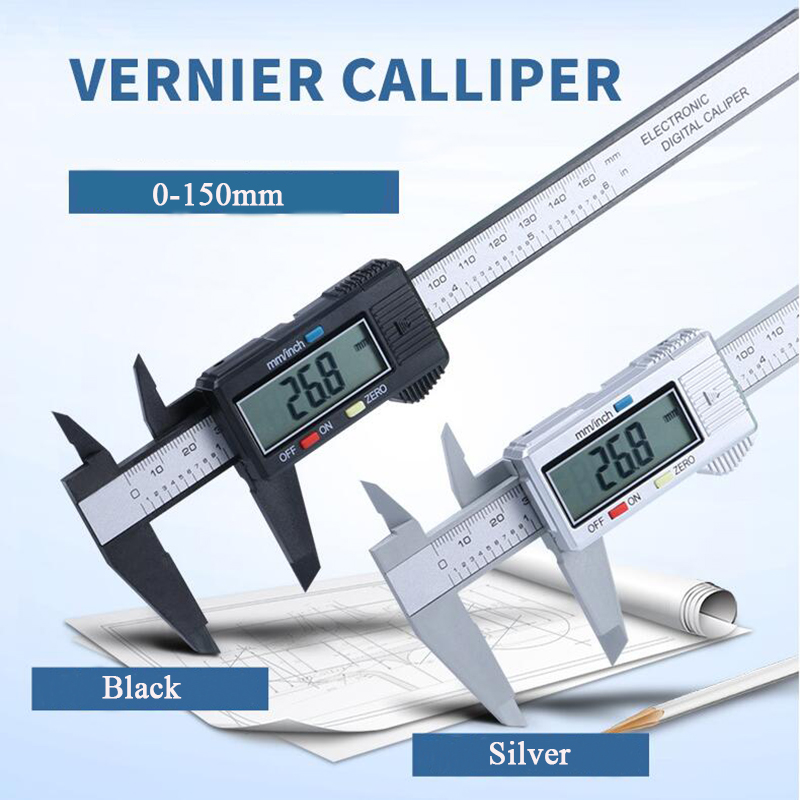 Digital Vernier Calipers 150mm 6inch LCD Electroni... – Vicedeal