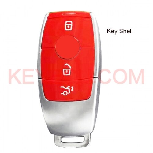 KEYECU White Smart Remote Key Shell 3 Button for M... – Grandado