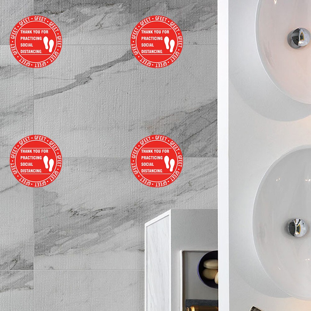 Social Distancing Floor Decal Safety Distance Sign... – Grandado