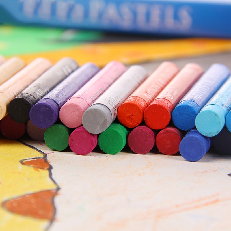 48 Colors Round Shape Oil Pastel for Artist Studen... – Vicedeal