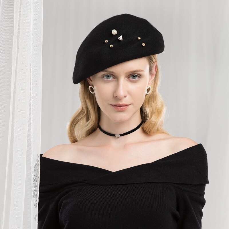 Dame Fedora Wol Hoeden Fedora Hoed Vrouwelijke Her... – Grandado