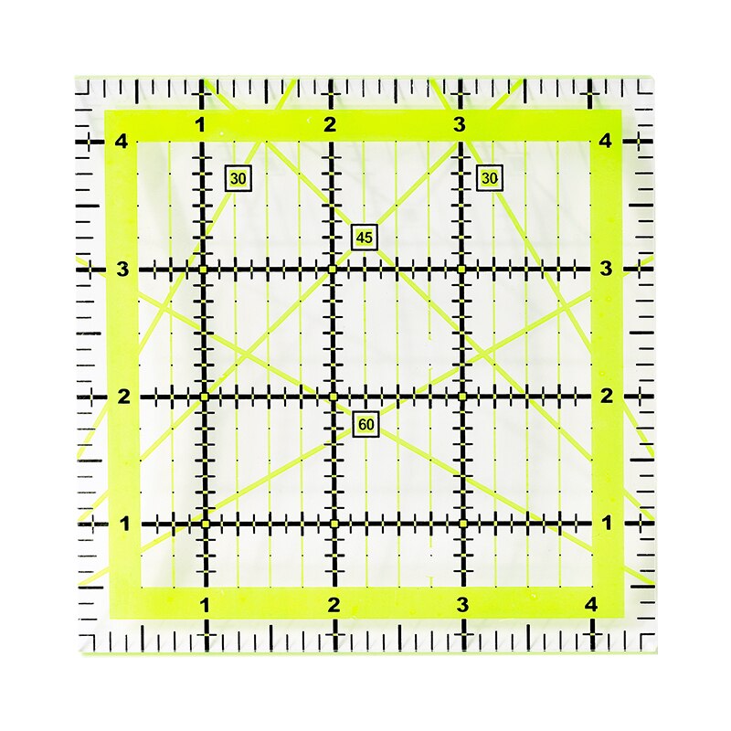 Green/Colorful Acrylic Patchwork Ruler Square/Rect... – Grandado