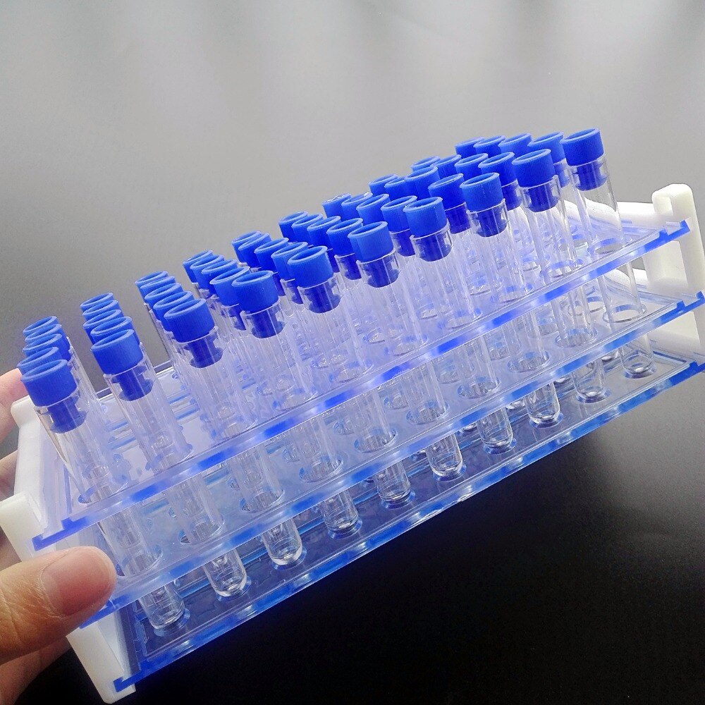 50 Tube - 12x75mm(5ML) Clear Plastic Test Tube Set... – Vicedeal