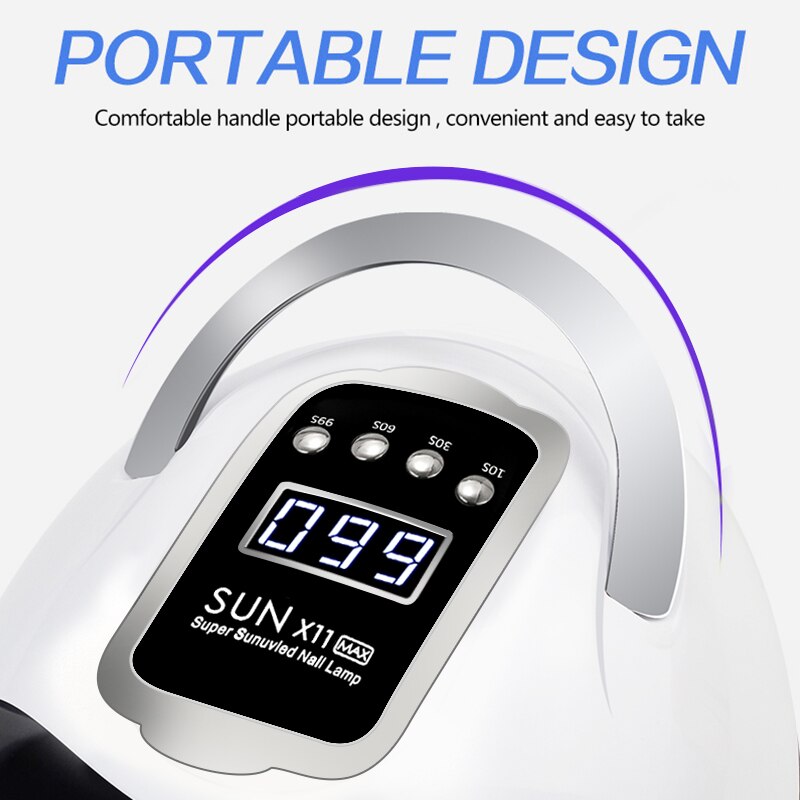 SUN X11 MAX-lámpara UV LED portátil para secado de... – Grandado