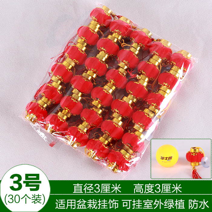 30pcs/pack Red Traditional Chinese Small Lanterns ... – Grandado