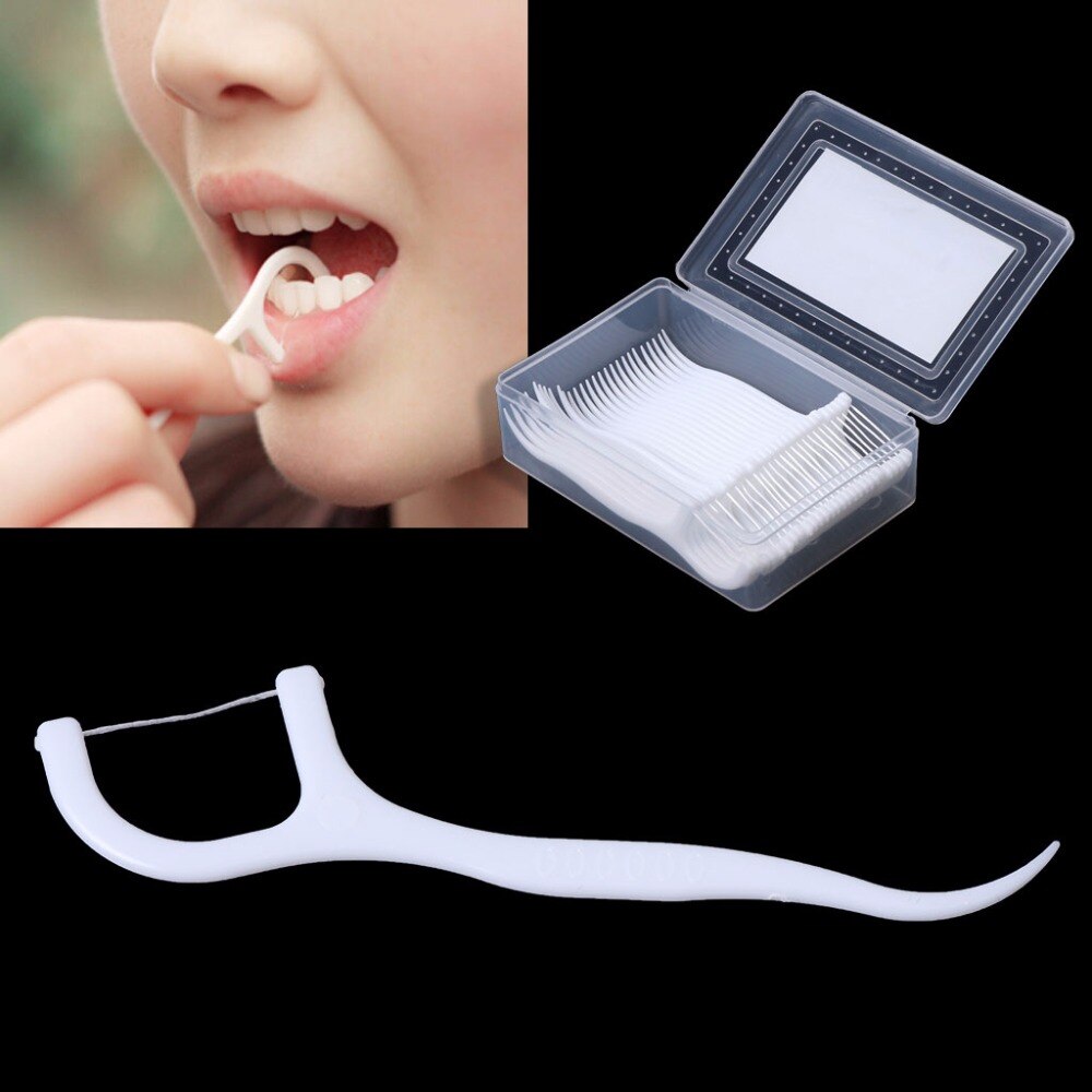 50pcs Dental Floss L Shape Teeth Whitning Elastici... – Grandado