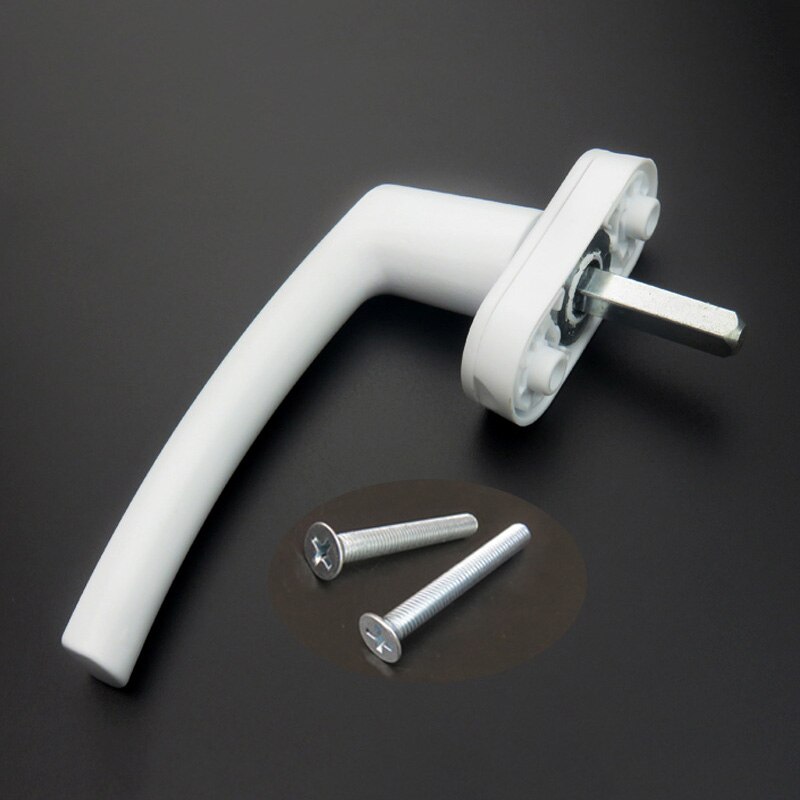 White Window Handle W/Screws Crank 2-Point Linkage... – Grandado