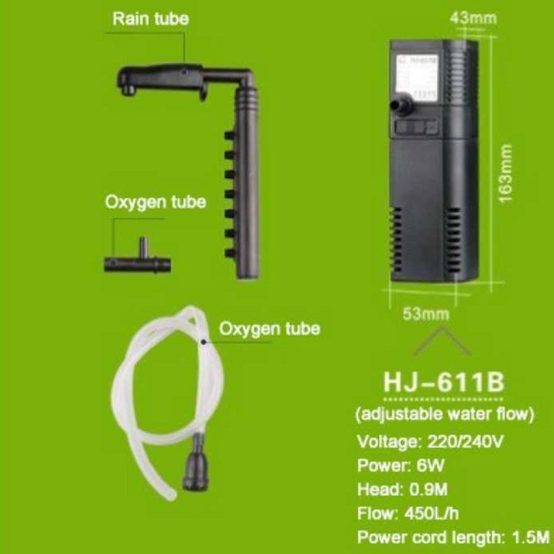 Mini fisk akvarium tank pump nano byggnad internt ... – Vicedeal