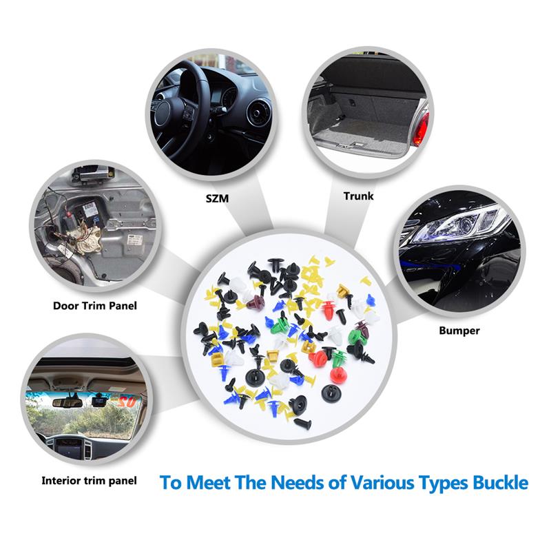 Push Pins Universal Plastic Fastener for Car Fende... – Grandado