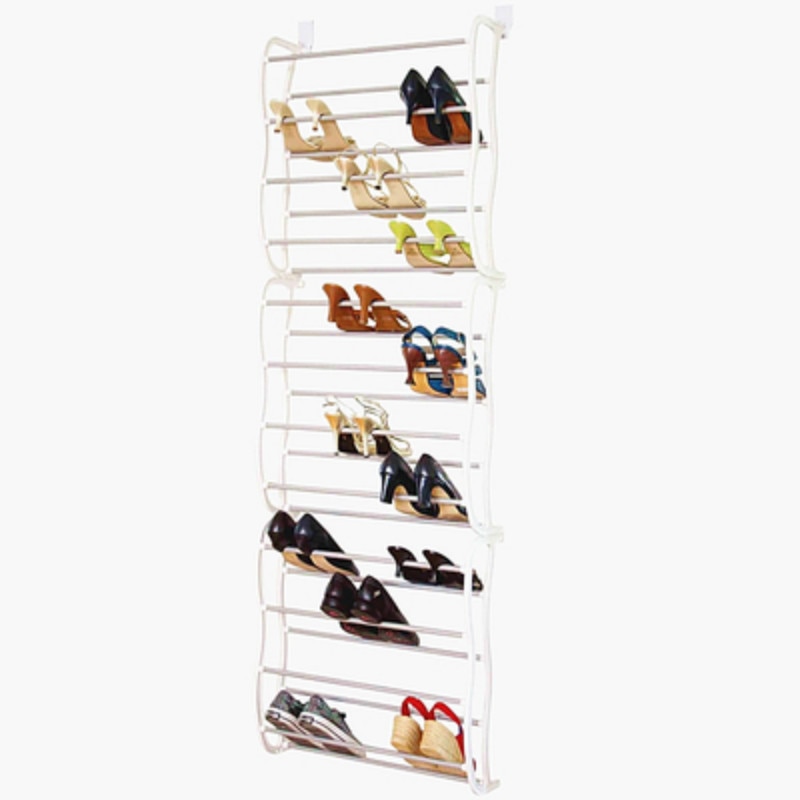 Multi-layer Assembled Wrought Iron Shoe Rack Door ... – Grandado