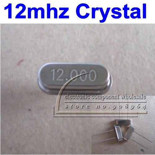 500 teile/los 12 mhz 12,000 mhz quarzoszillator tauchen 2 Stifte passiv ...