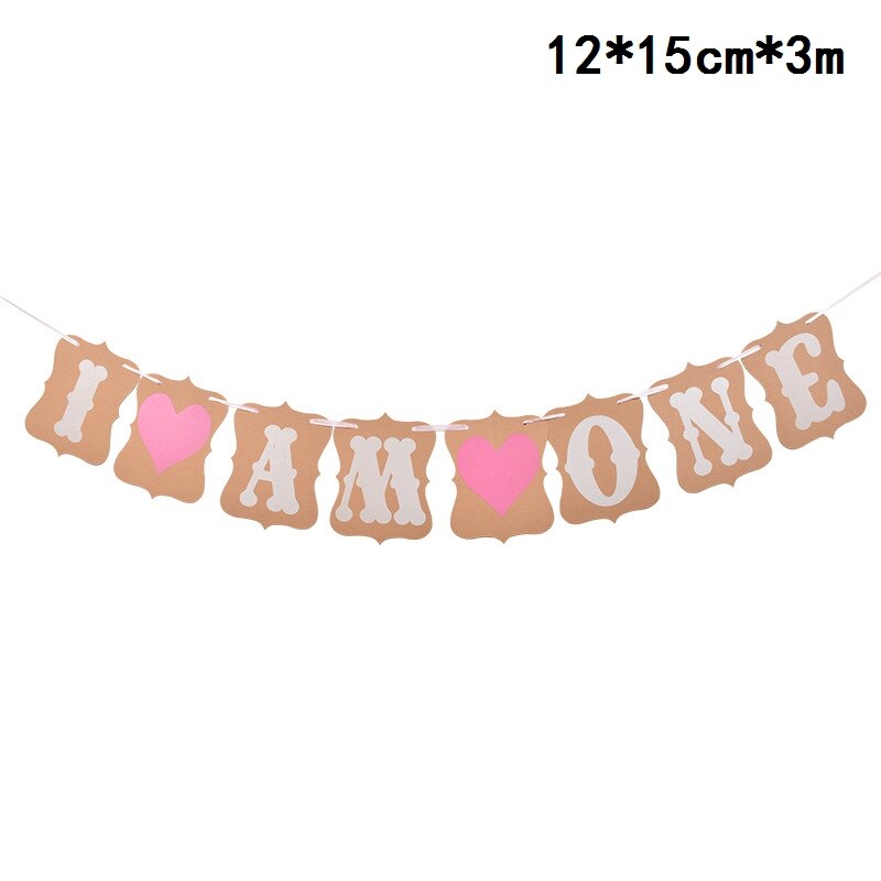 I AM One Birthday Banners Boy Or Girl Birthday Gar... – Grandado