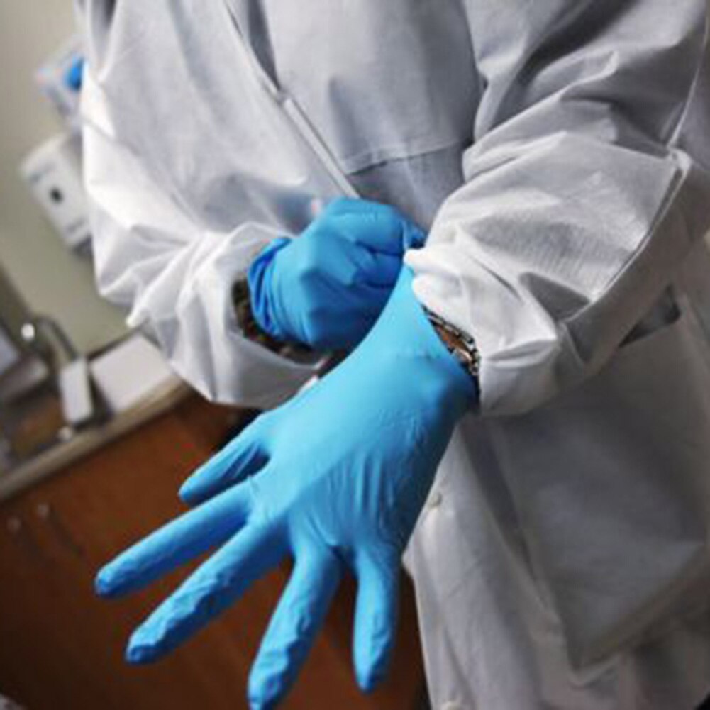 100pcs Disposable Nitrile Exam Gloves Anti-slip Po... – Grandado