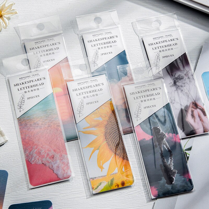 3 pcs/lot Shakespeare Letters series Bookmark PVC ... – Vicedeal