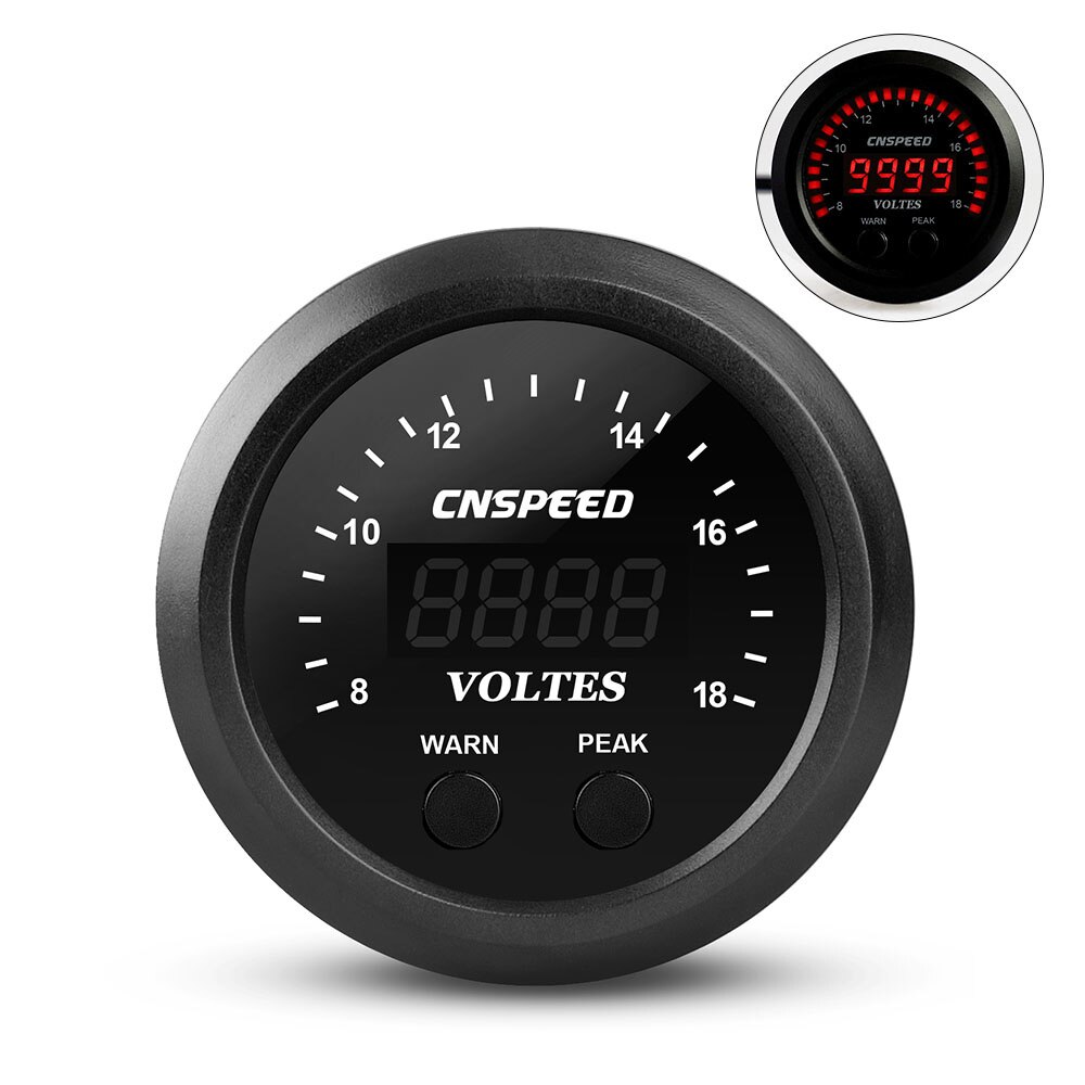 52Mm/2Inch Volt Gauge Auto Auto Voltmeter Ultra-Du... – Grandado