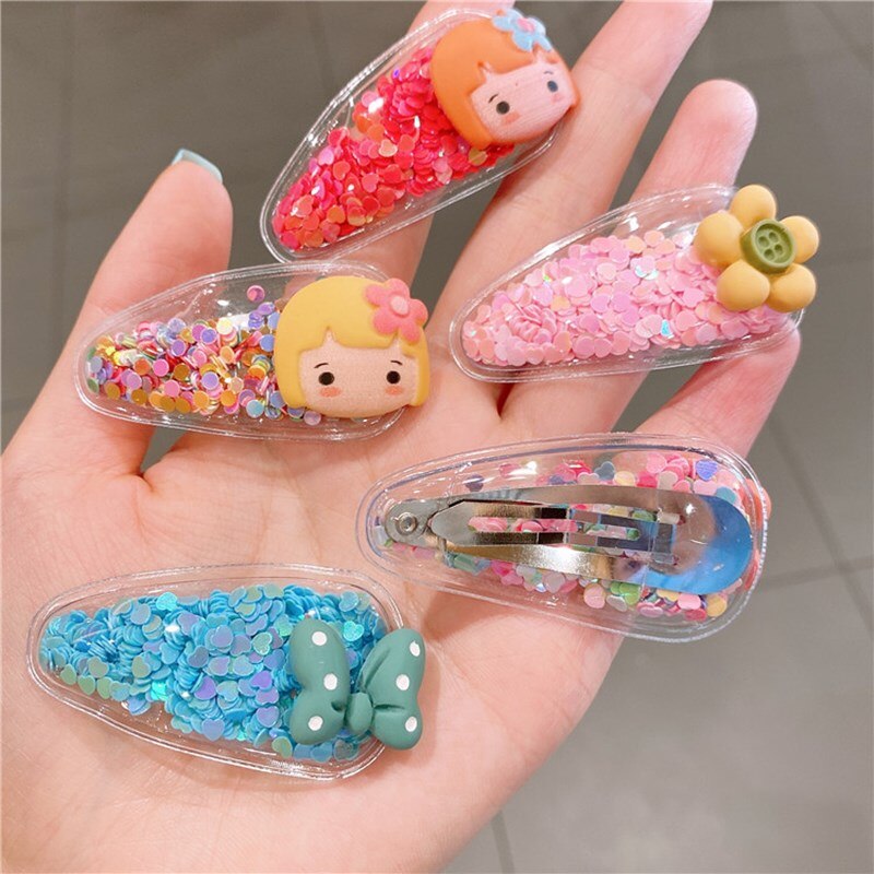 10Pcs/Set Transparent PVC Hairpins Fruit Hair Clip... – Grandado