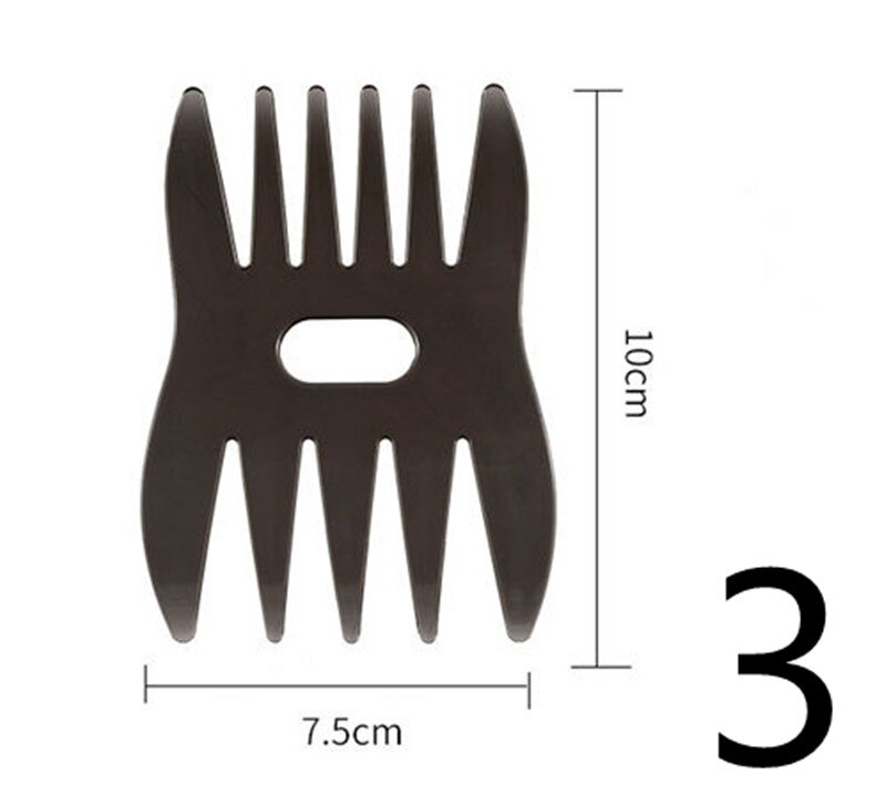 Two-sided Handle Grip Large Tooth Detangling Curly... – Grandado