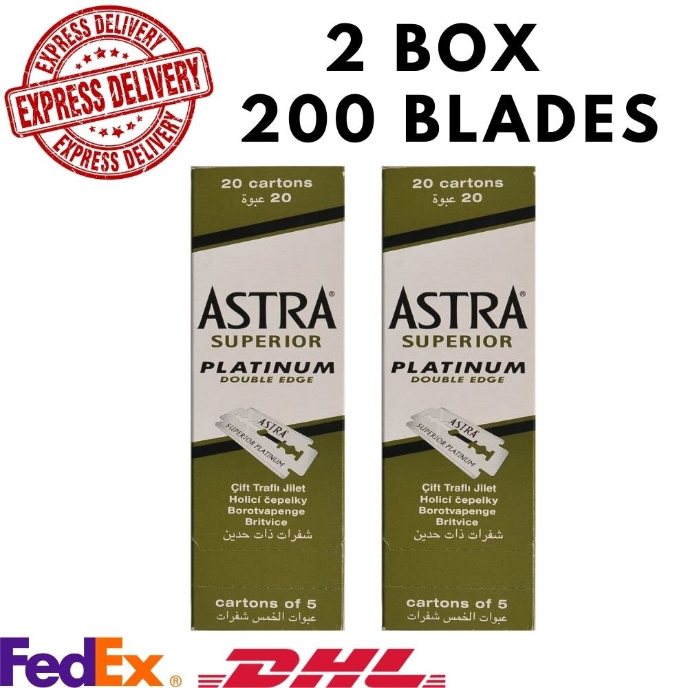 100 Pcs Astra Superior Platinum Double Edge Safety... – Vicedeal