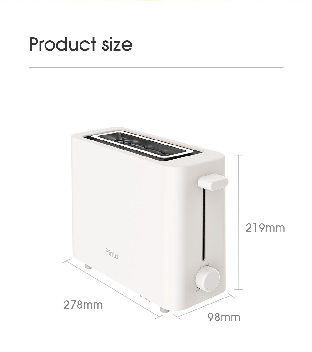 Xiaomi Youpin Pinlo Elektrische Brot Toaster Edels... – Grandado