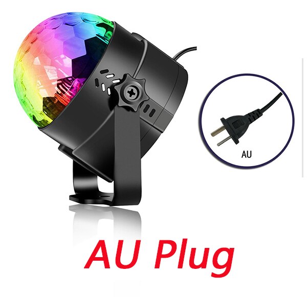 Sound Activated Rotating Disco Ball DJ Party Light... – Grandado