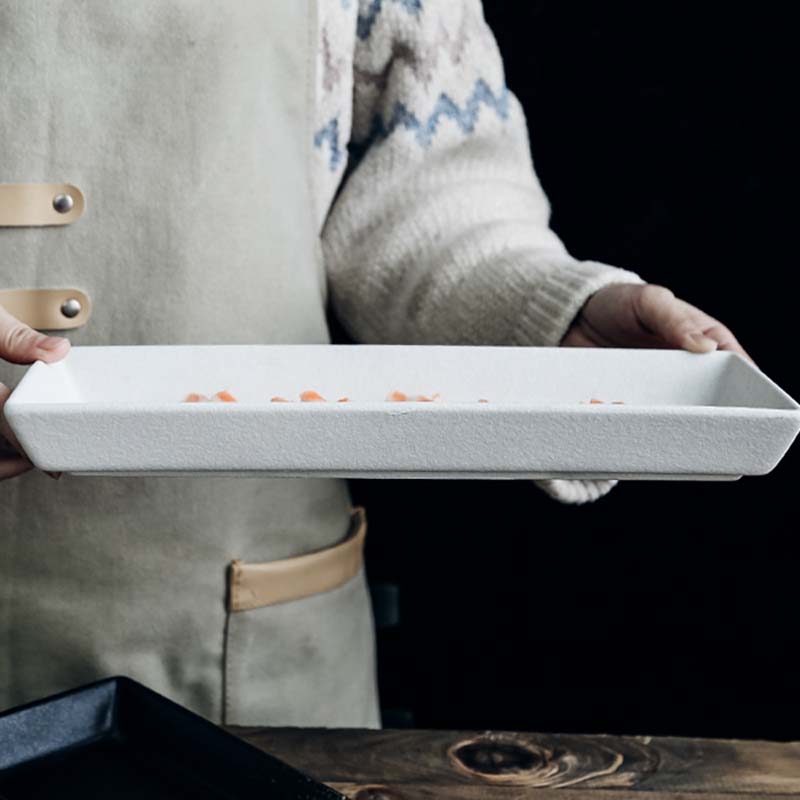 Piatto di Sushi in ceramica creativa piatto lungo ... – Grandado