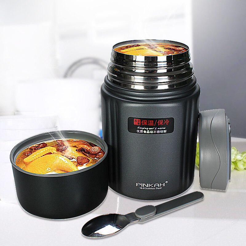 PINKAH 800 ML Termos Food Container food Jar With ... – Grandado