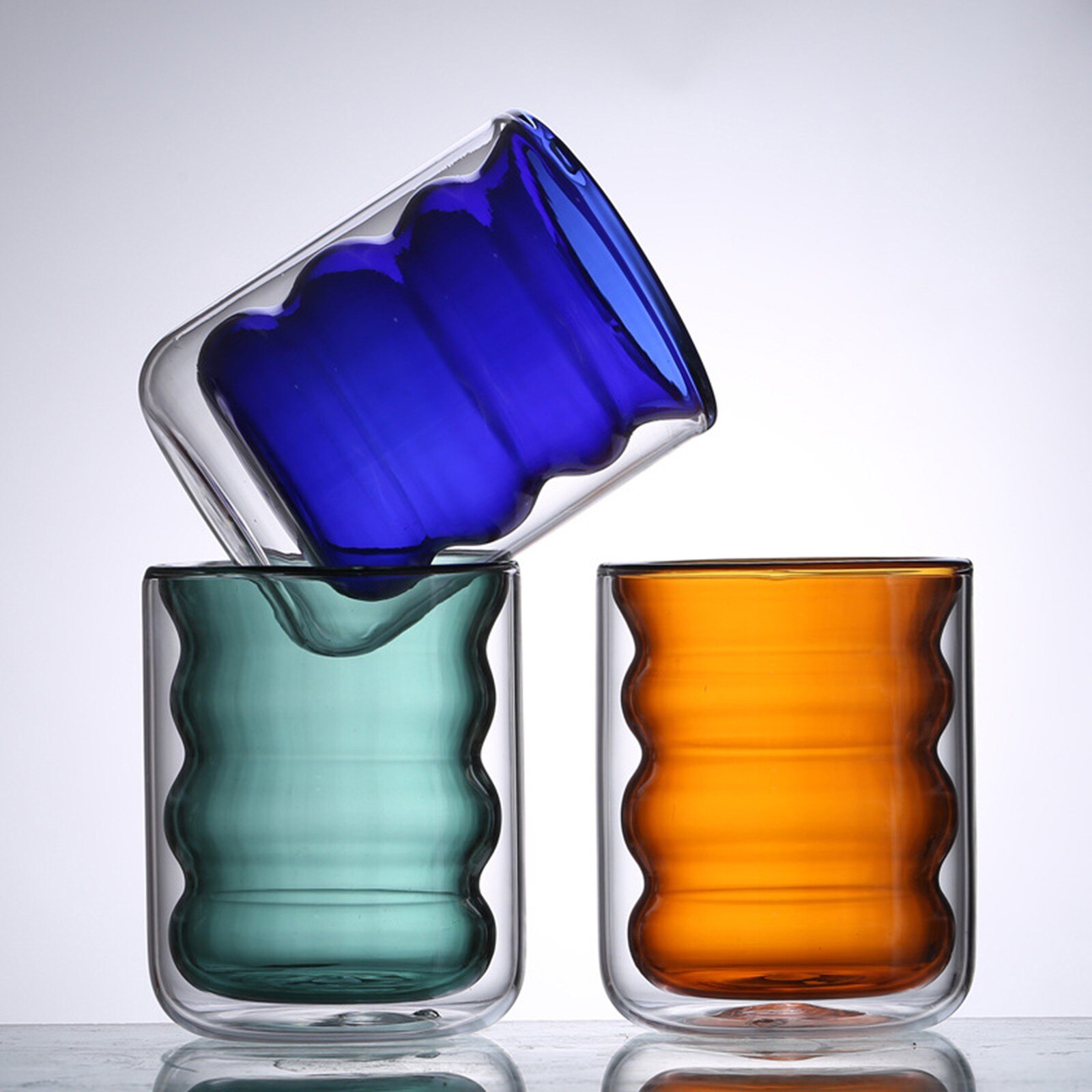 Stained Glass Double Insulation Milk Coffee Cup Hi... – Vicedeal