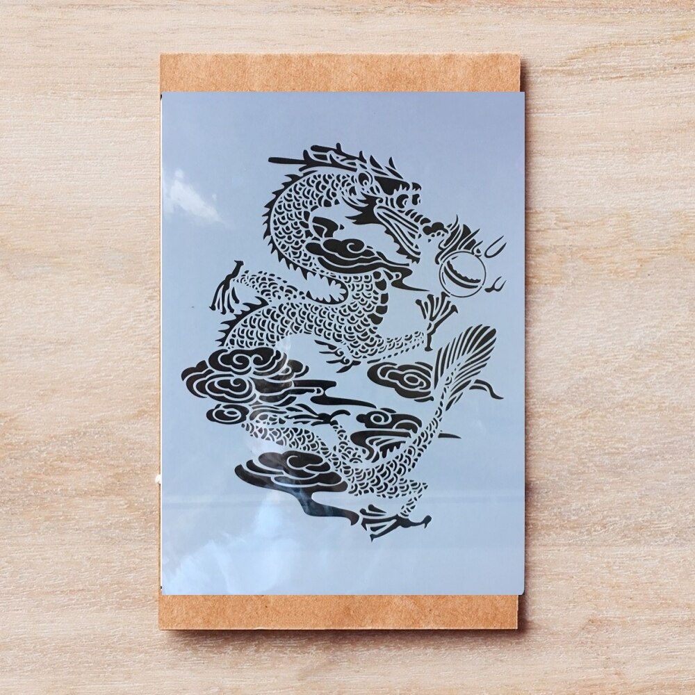 A4 29Cm China Draak Diy Gelaagdheid Stencils Muur ... – Vicedeal