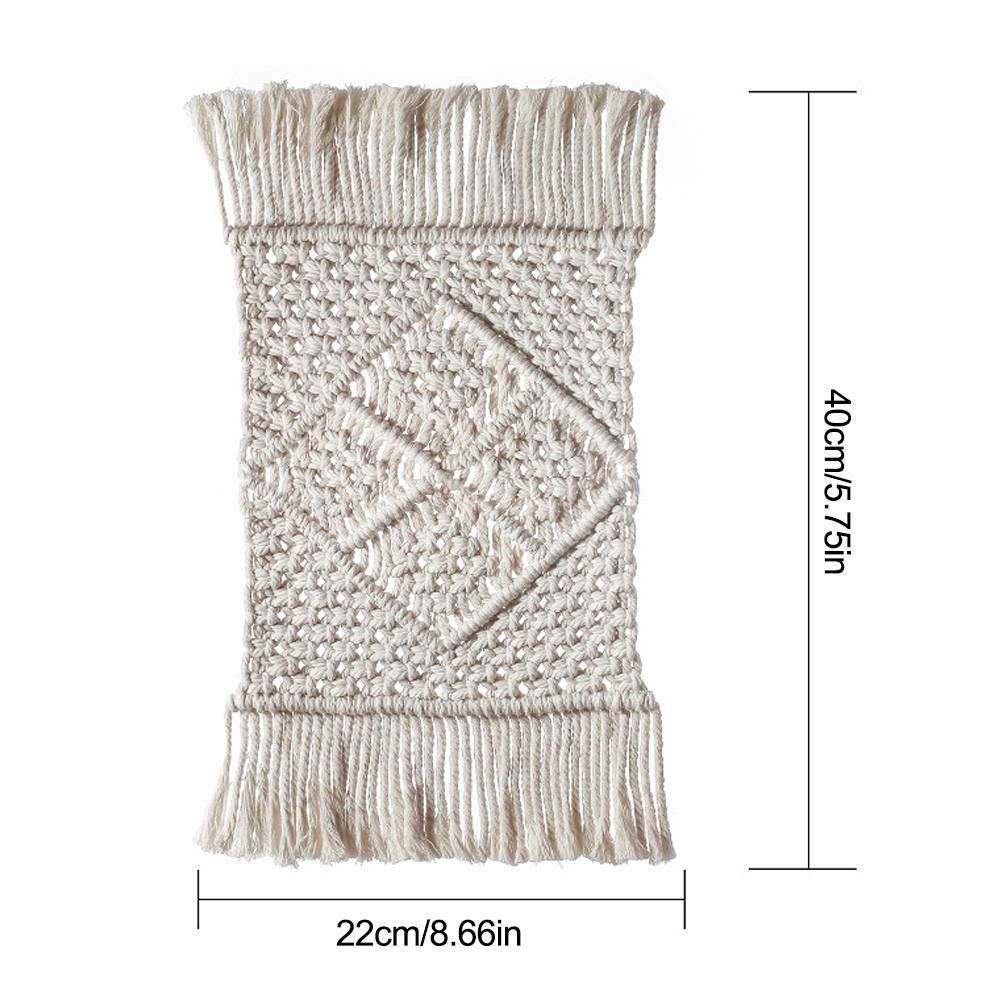 Cotton Crochet Lace Boho Placemats Woven Placemats... – Vicedeal
