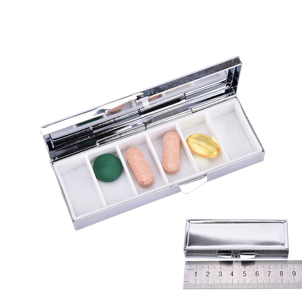 Pill Cases 1Pc Rectangle Pill Boxes Metal Pill Con... – Grandado