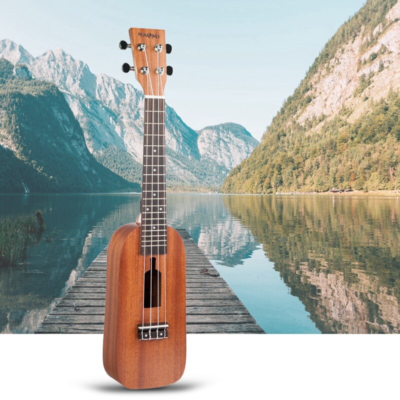 NAOMI Soprano Ukulele Ukelele Hawaii Guitar Mahoga... – Vicedeal