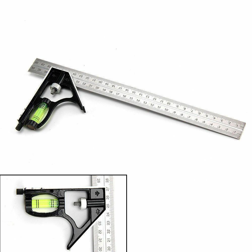 Square Ruler Set Kit 300mm (12") Adjustable E... – Vicedeal