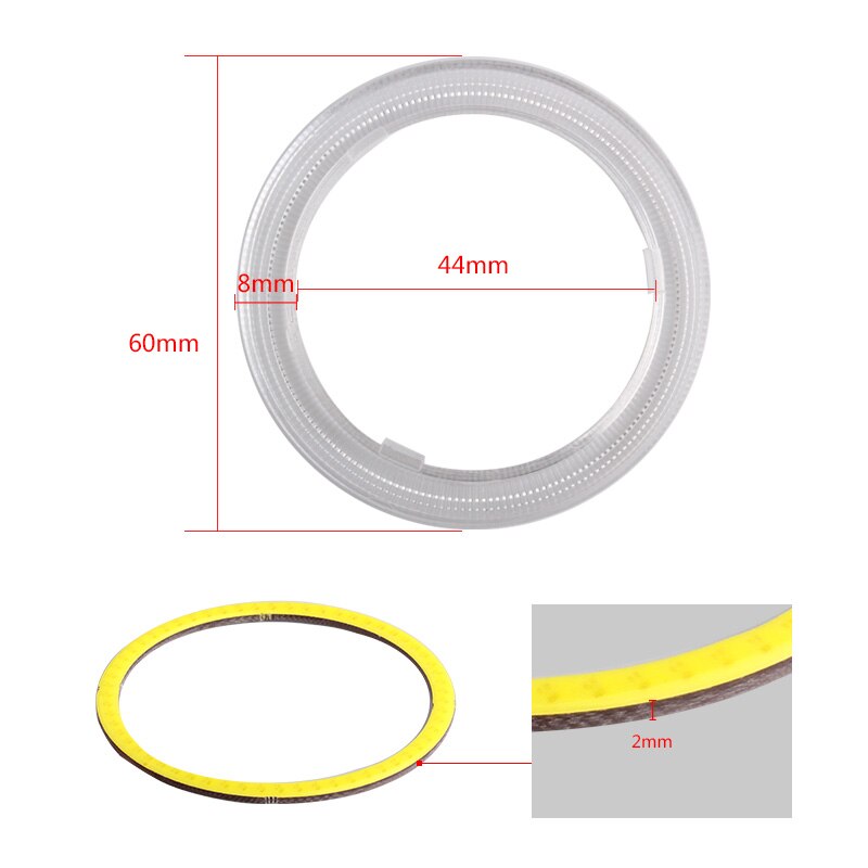 2pcs COB Halo Ring Bulb Car LED Angel Eyes Light D... – Grandado