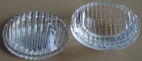 power LED lens diameter 23mm stripe Plastic Plano Convex lens,led ...