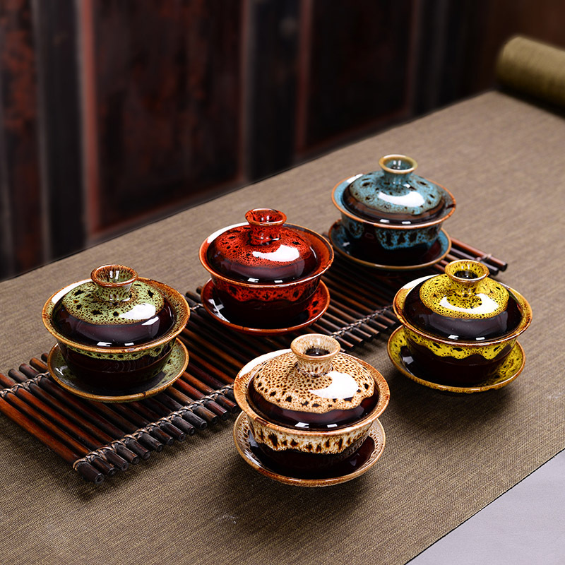 Chinese Gaiwan Tea Set fish Kung Fu Tea Tureen Kil... – Grandado